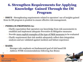 PHMSA: Safety of Gas Transmission & Gathering Pipelines Summary | PDF