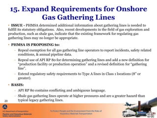 PHMSA: Safety of Gas Transmission & Gathering Pipelines Summary | PDF