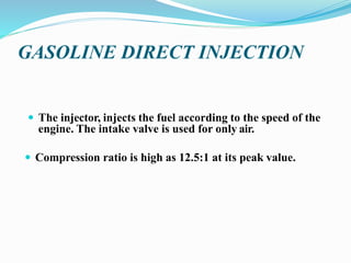 Gasoline direct injection system | PPTX
