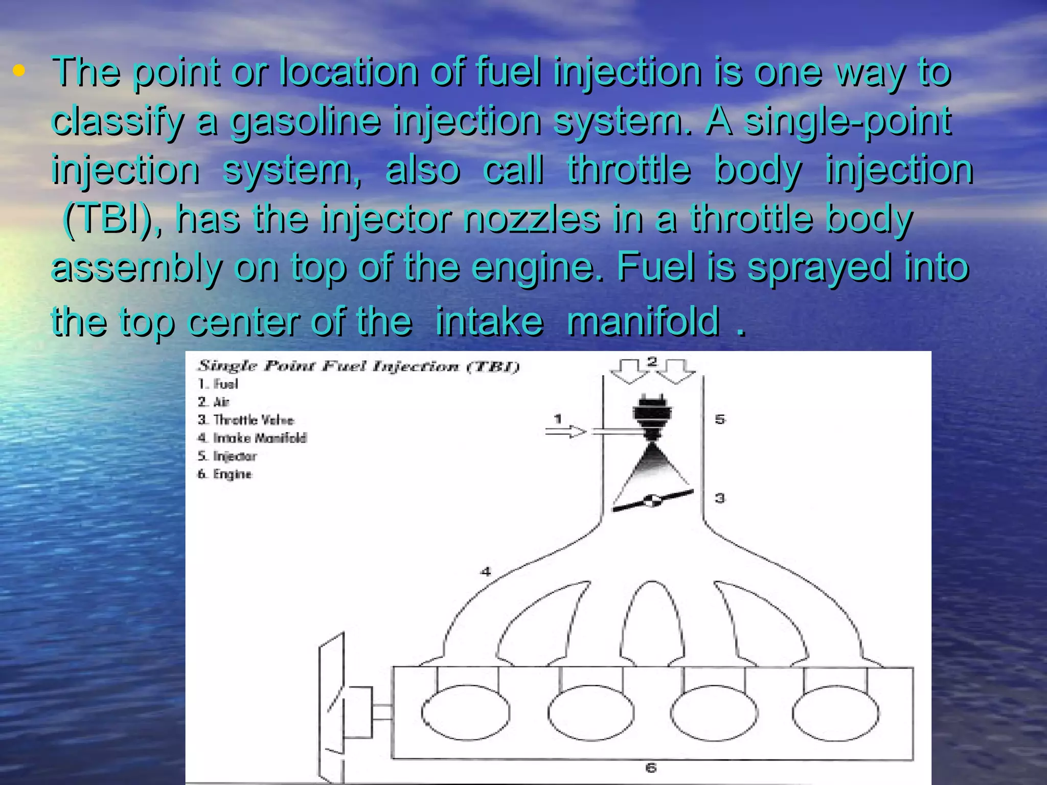 Gasoline electronic fuel injection systems | PPT