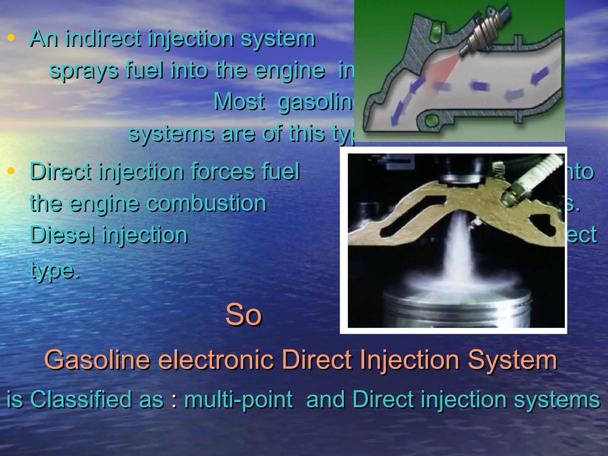 Gasoline electronic fuel injection systems | PPT