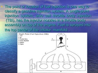 Gasoline electronic fuel injection systems | PPT
