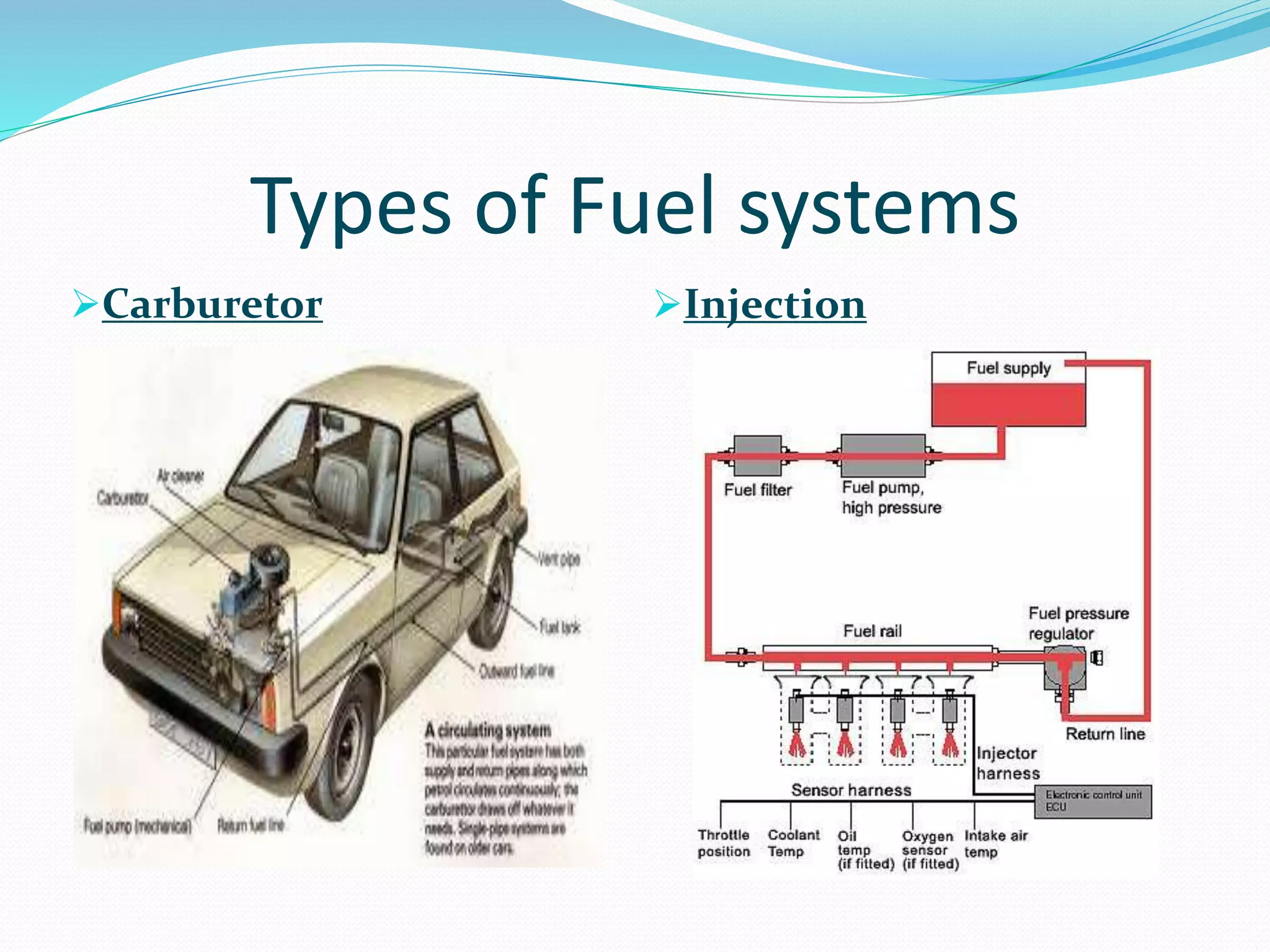 Fuel systems presentation (Gasoline) | PPTX