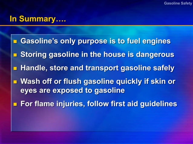 gasolinesafety for fueling and refueling procedure.ppt