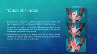 Gasometría arterial | PPTX