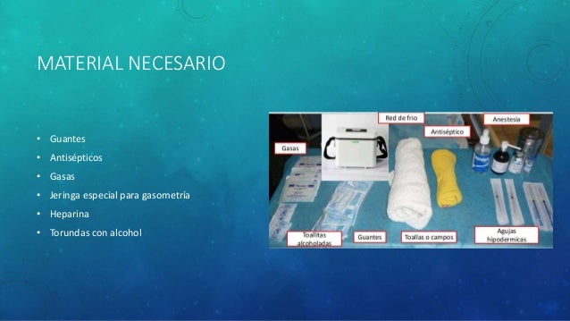 Gasometría arterial
