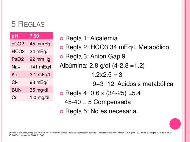 Gasometría arterial y venosa