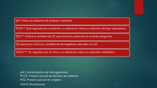 Gasometría arterial y venosa | PPTX