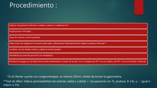 Gasometría arterial y venosa | PPTX