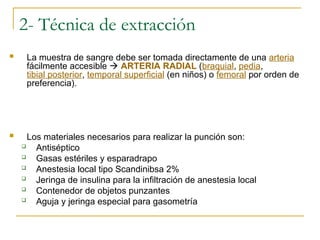 gasometria arterial para un buen análisis | PPT