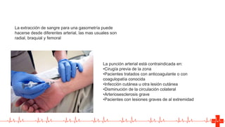 GASOMETRIA GENERALIDADES Y TECNICA .pptx