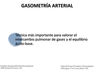 Gasometria arterial | PPTX