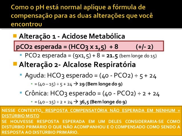 Gasometria Arterial- Distúrbios do Equilíbrio Ácido-base