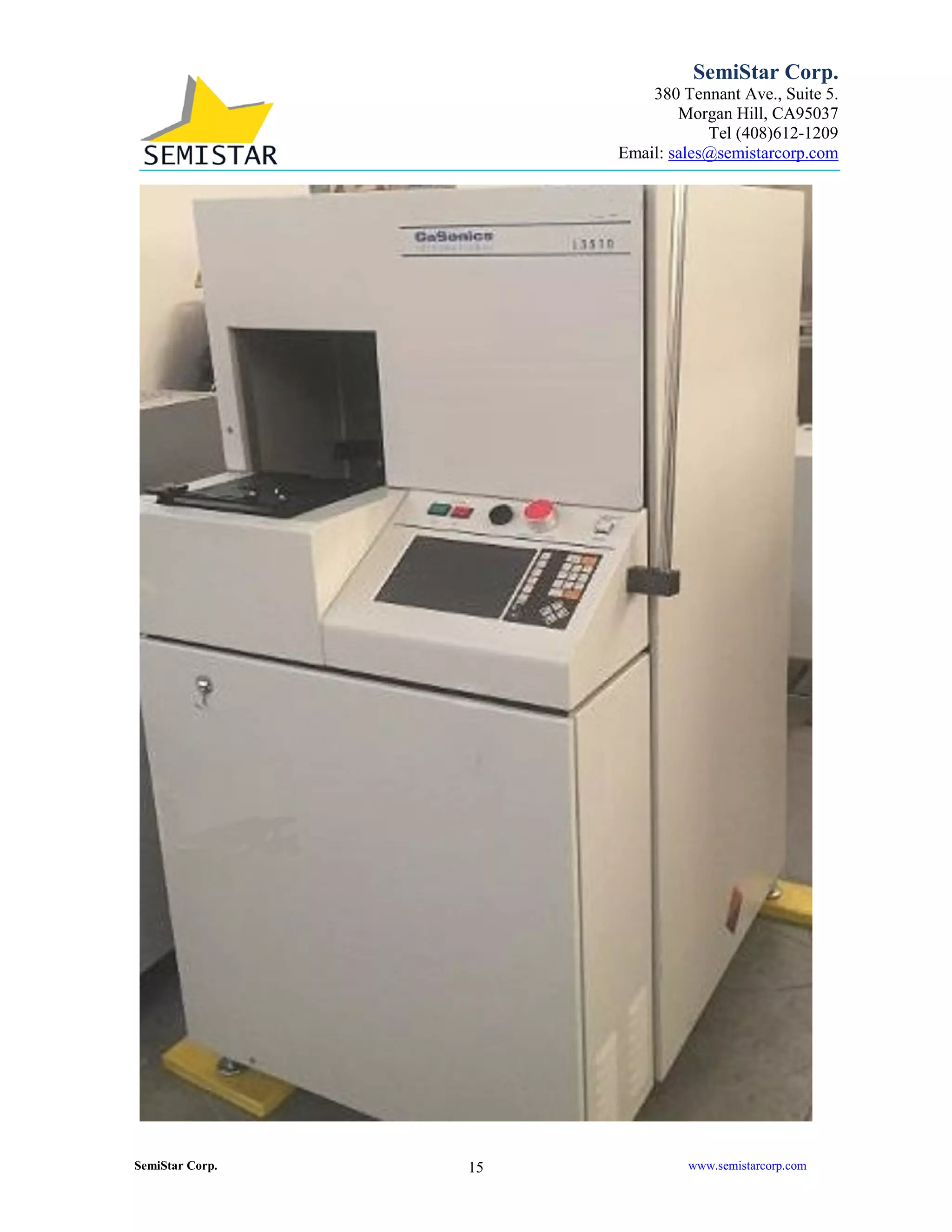 Gasonics l3510 plasma asher plasma descum semiconductor process ...