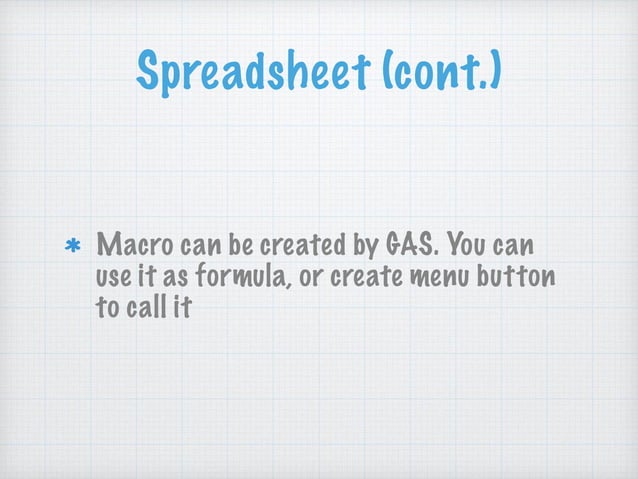 Google Apps Script Overview | PPT