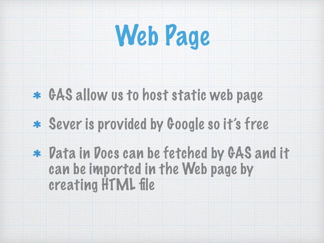 Google Apps Script Overview | PPT