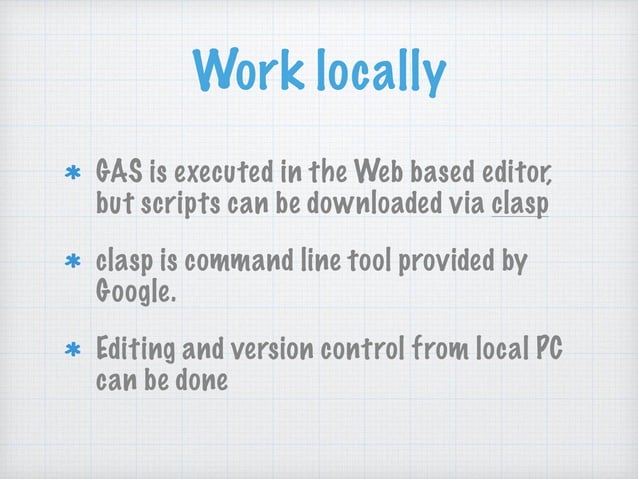 Google Apps Script Overview | PPT