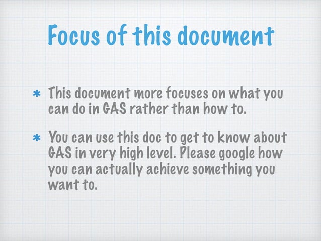 Google Apps Script Overview | PPT