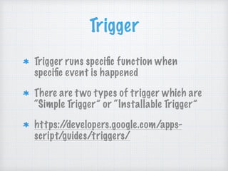 Google Apps Script Overview | PDF