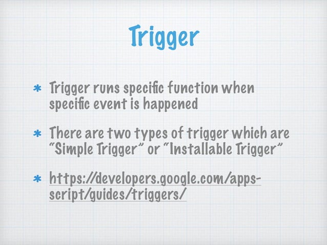 Google Apps Script Overview | PPT