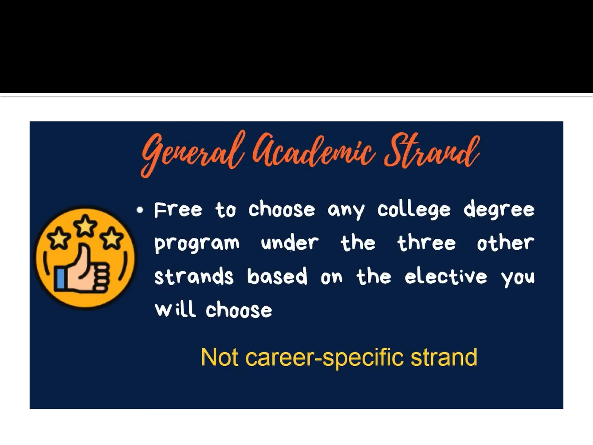 GAS Overview Senior High School General Academic Strand | PPTX