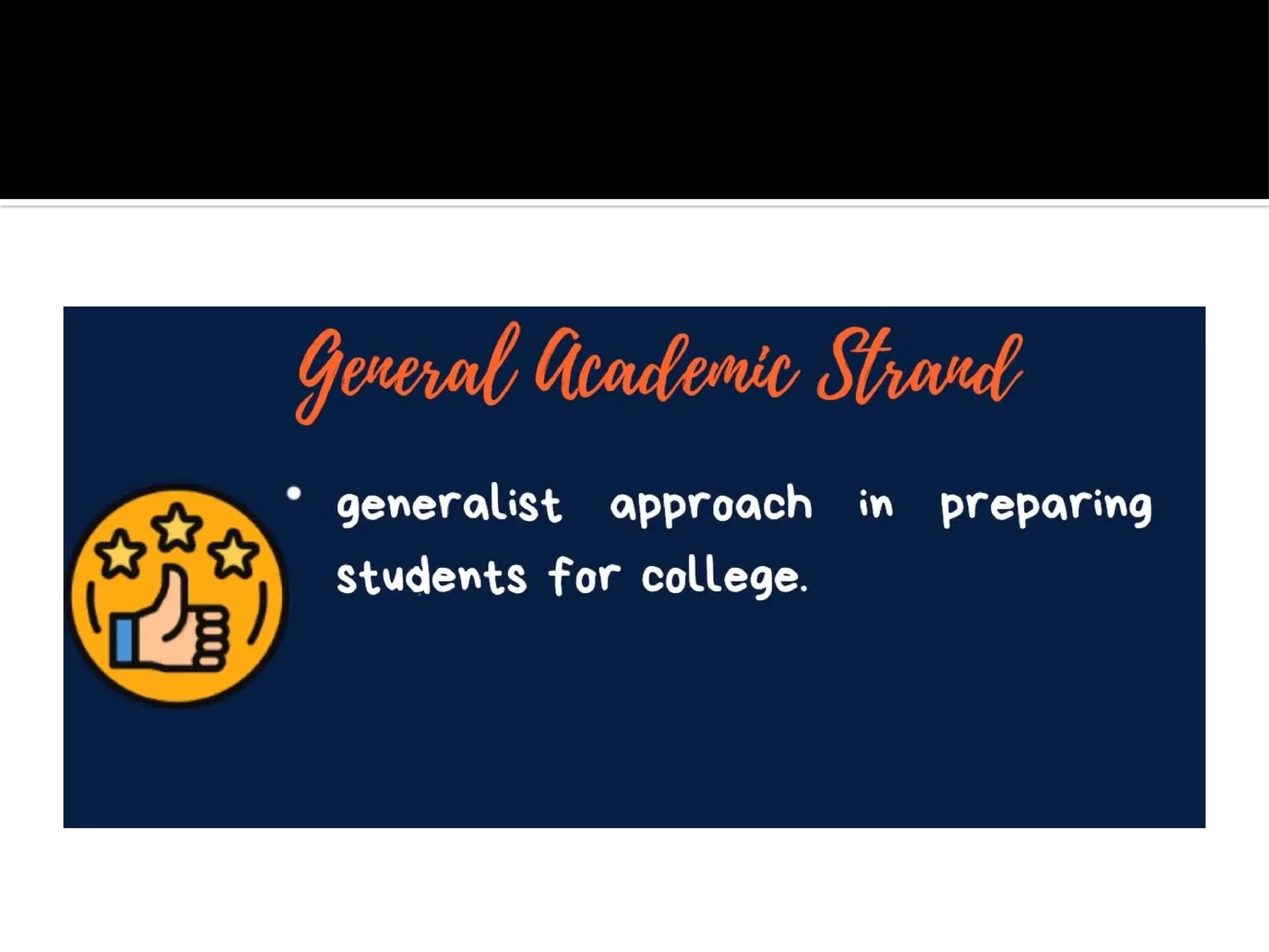 GAS Overview Senior High School General Academic Strand | PPTX