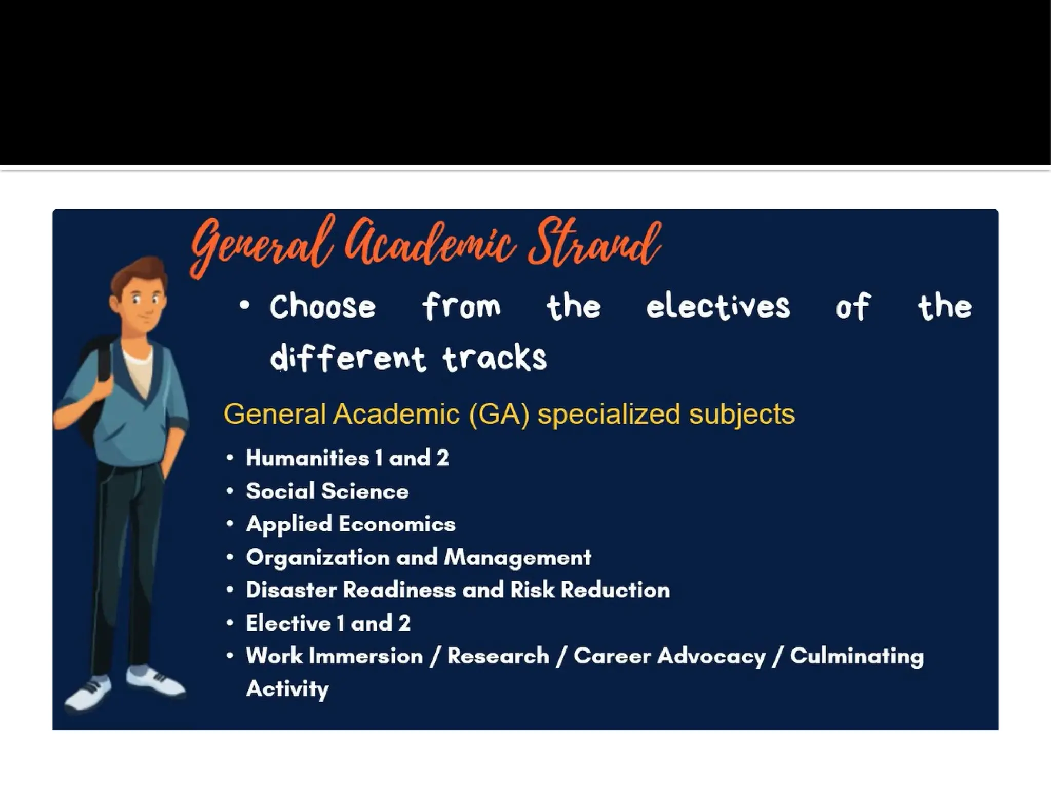 GAS Overview Senior High School General Academic Strand | PPTX