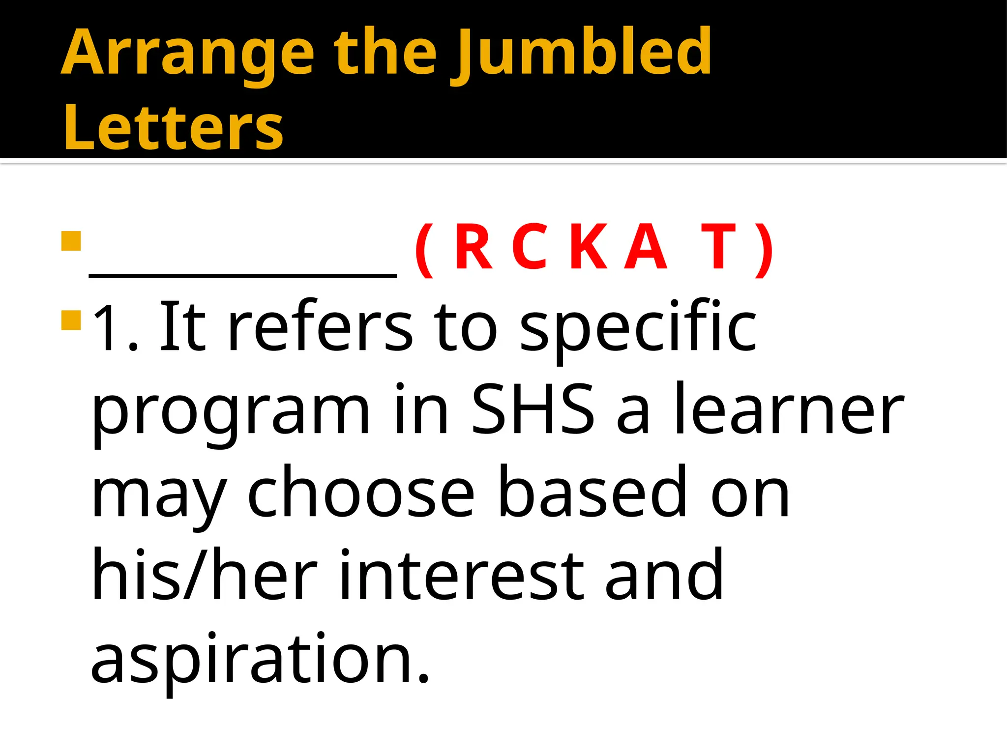 GAS Overview Senior High School General Academic Strand | PPTX