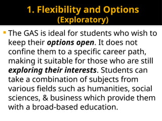 GAS Overview Senior High School General Academic Strand | PPTX