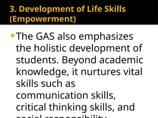 GAS Overview Senior High School General Academic Strand | PPTX