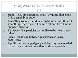 Gas particles | PPT