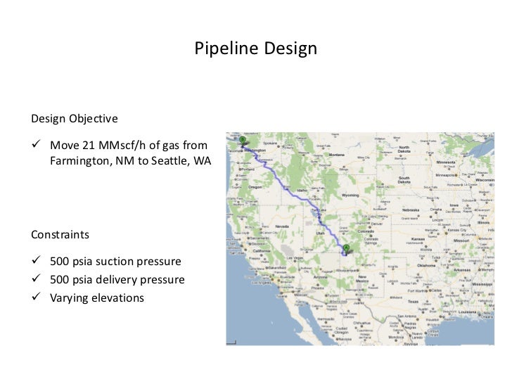 Gas Pipeline Design
