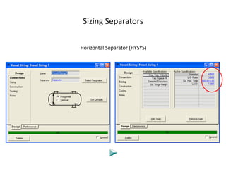 Gas Plant Separator Design | PDF