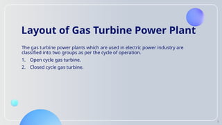 Gas Power Plant for Power Generation System | PPTX