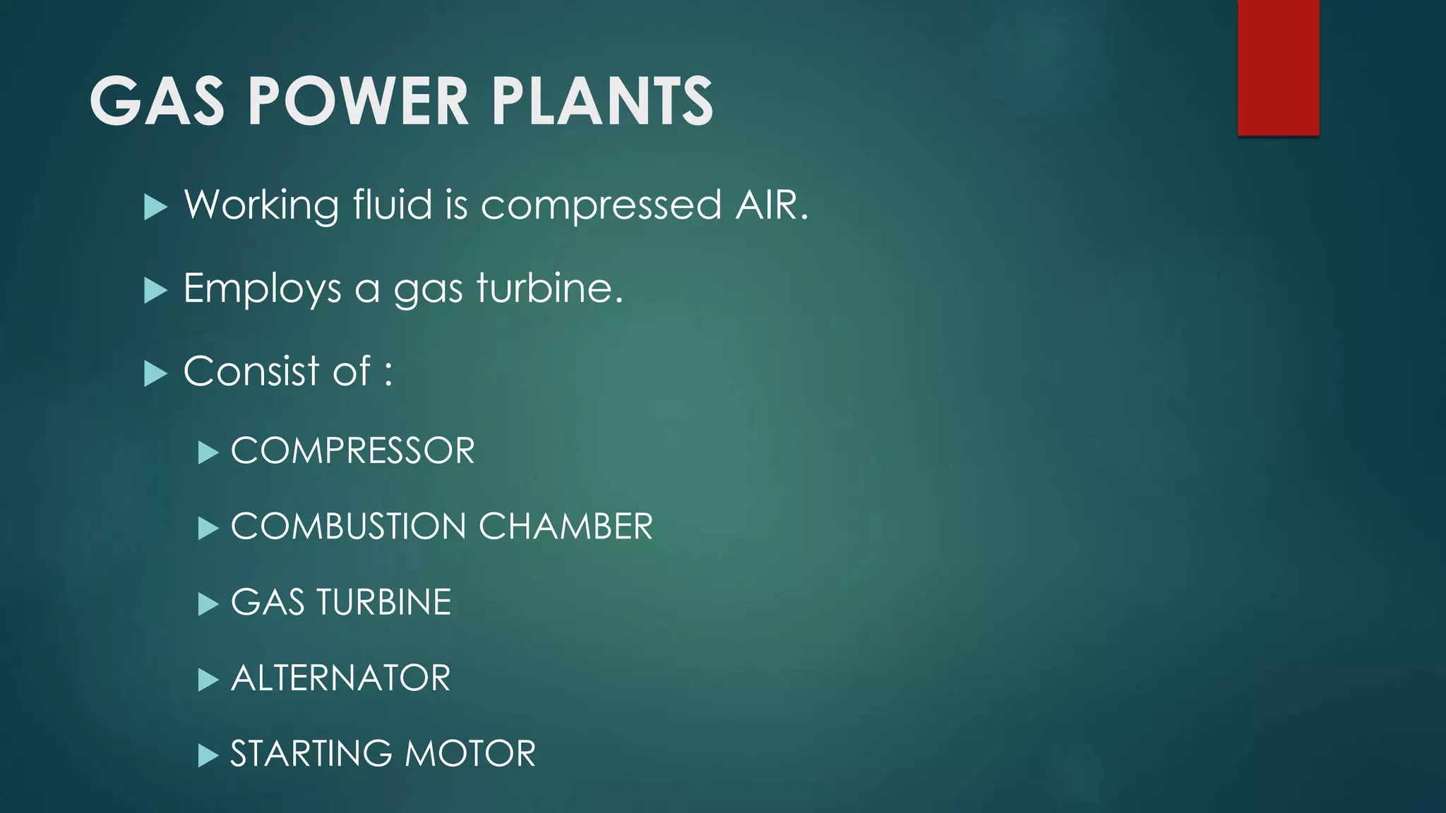 Gas Power Plants | PPTX