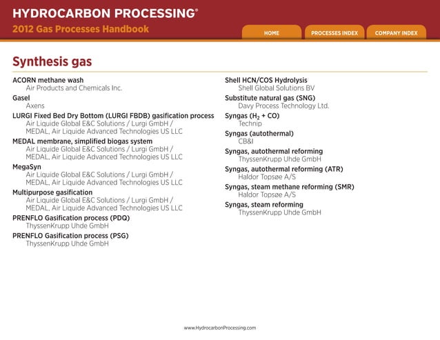 Gas_Processes_Handbook for better knowledge | PDF | Chemistry | Science