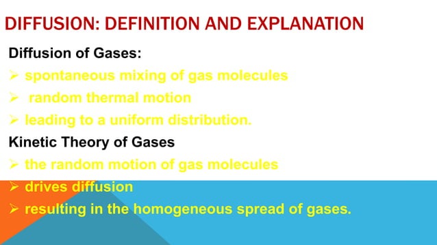 The Properties of Gases and its application | PPT
