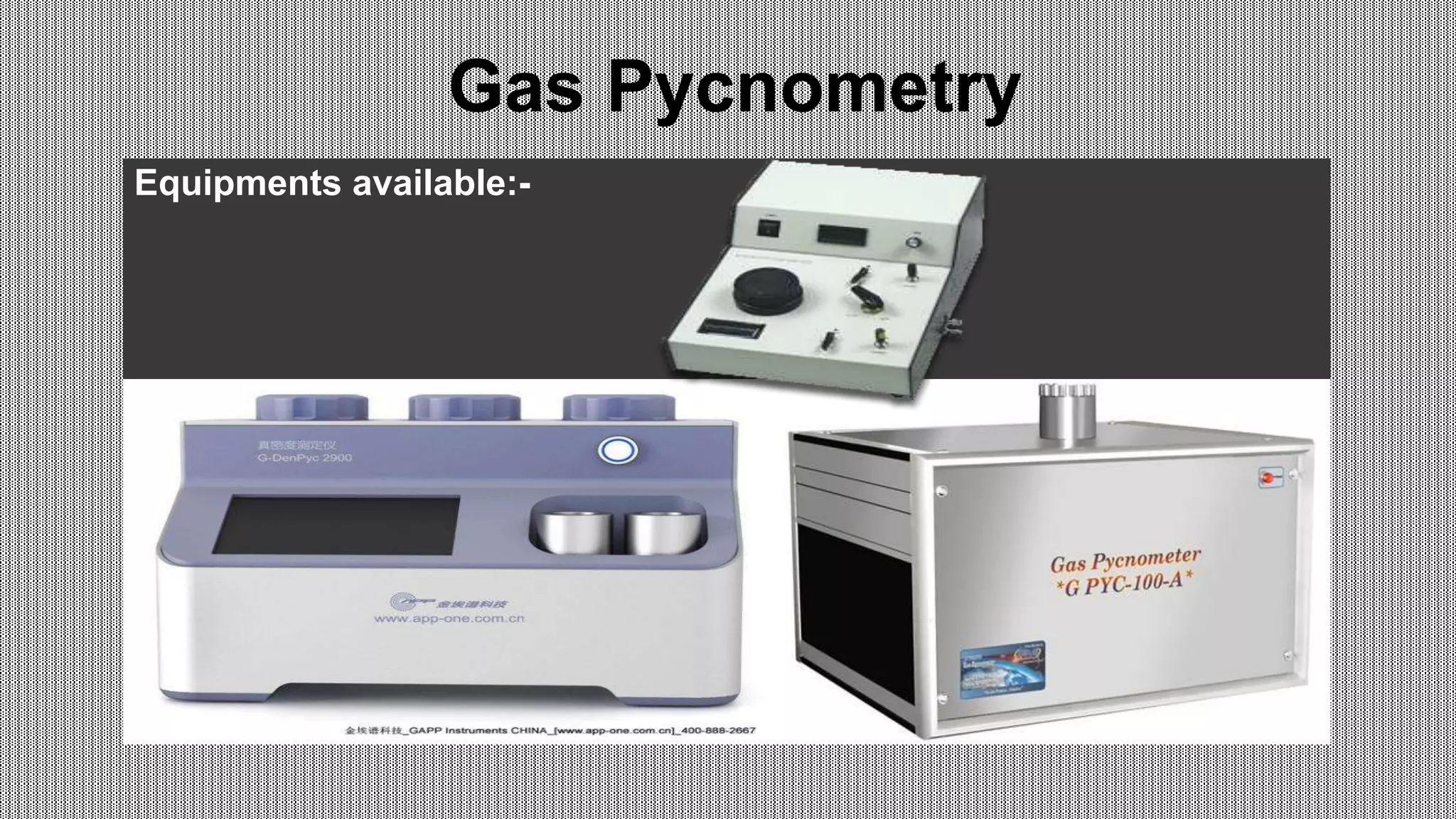 Gas pycnometry | PPTX
