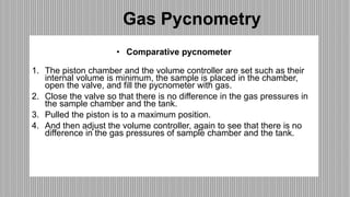 Gas pycnometry | PPTX