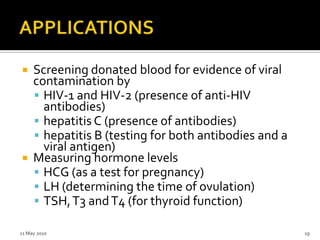 Assays and applications of immune response(neutralization and precipitation) | PPT