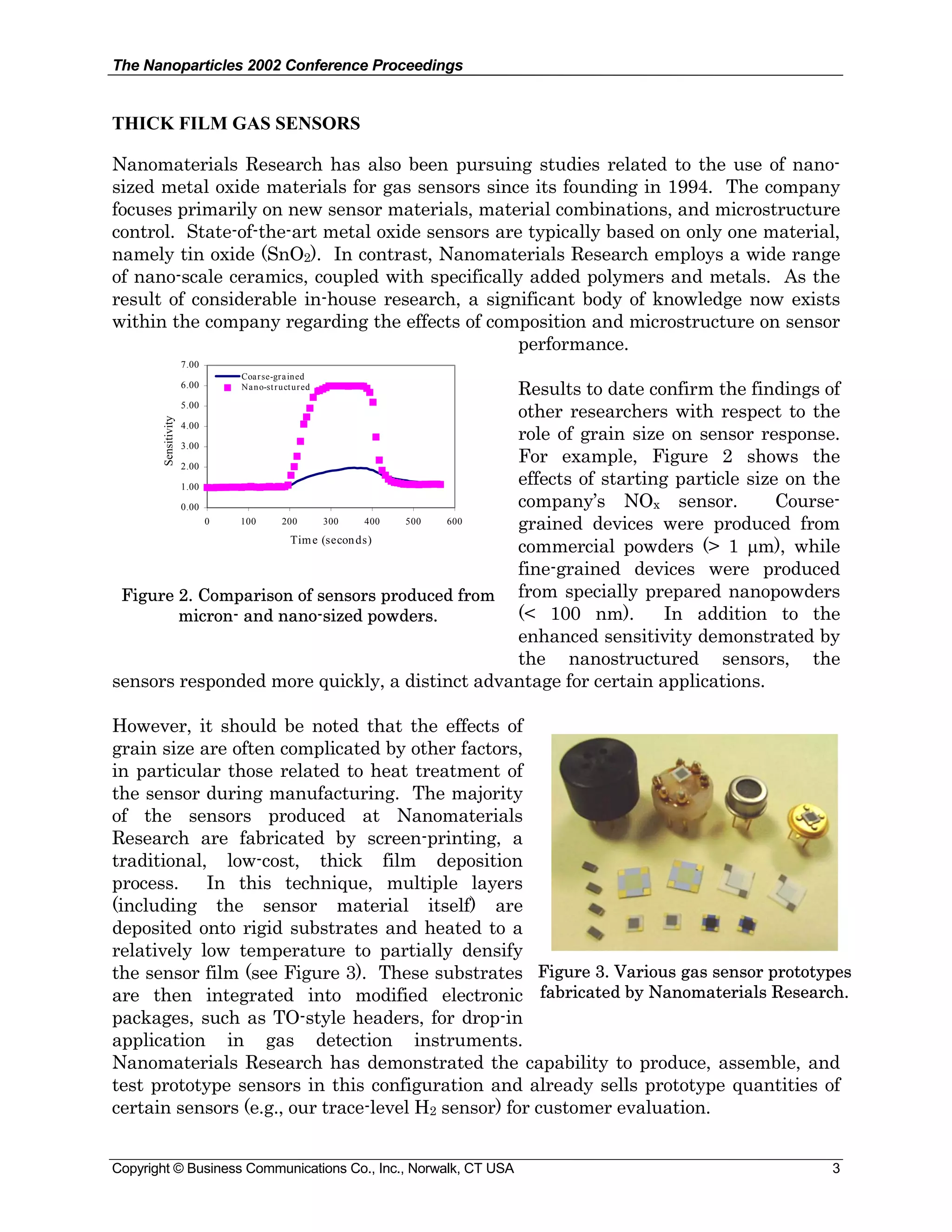 Gas sensing nano,1 | PDF