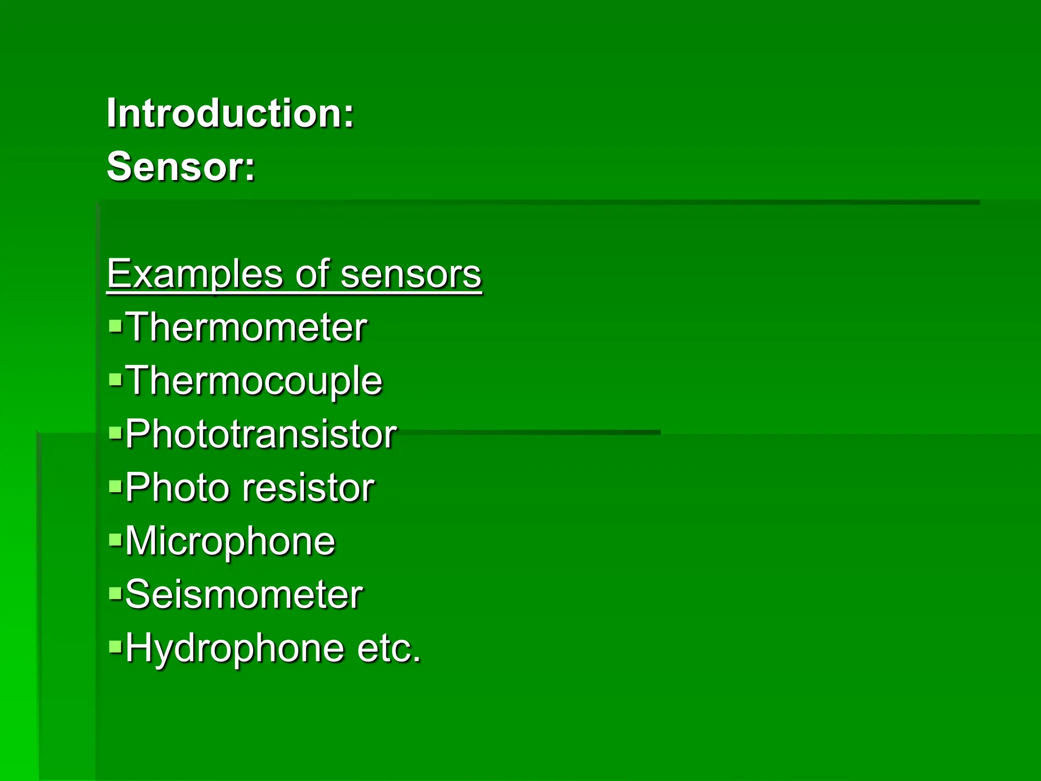 Deep explanation of gas sensors for engineering students | PPTX