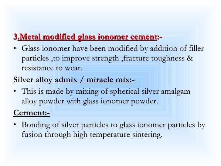 Gass Ionomer Cement