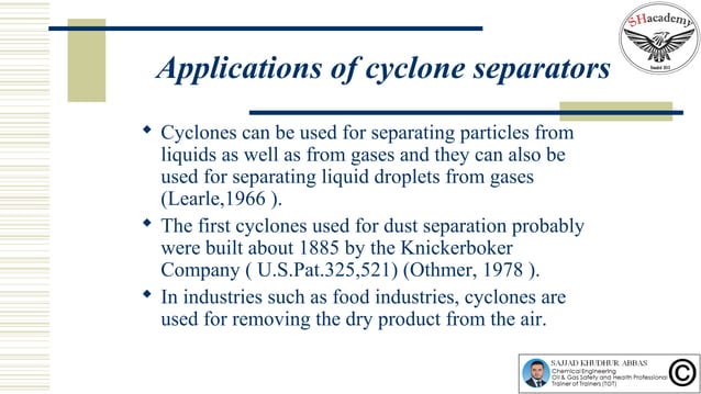 Episode 42 : Gas Solid Separation | PPT | Chemistry | Science