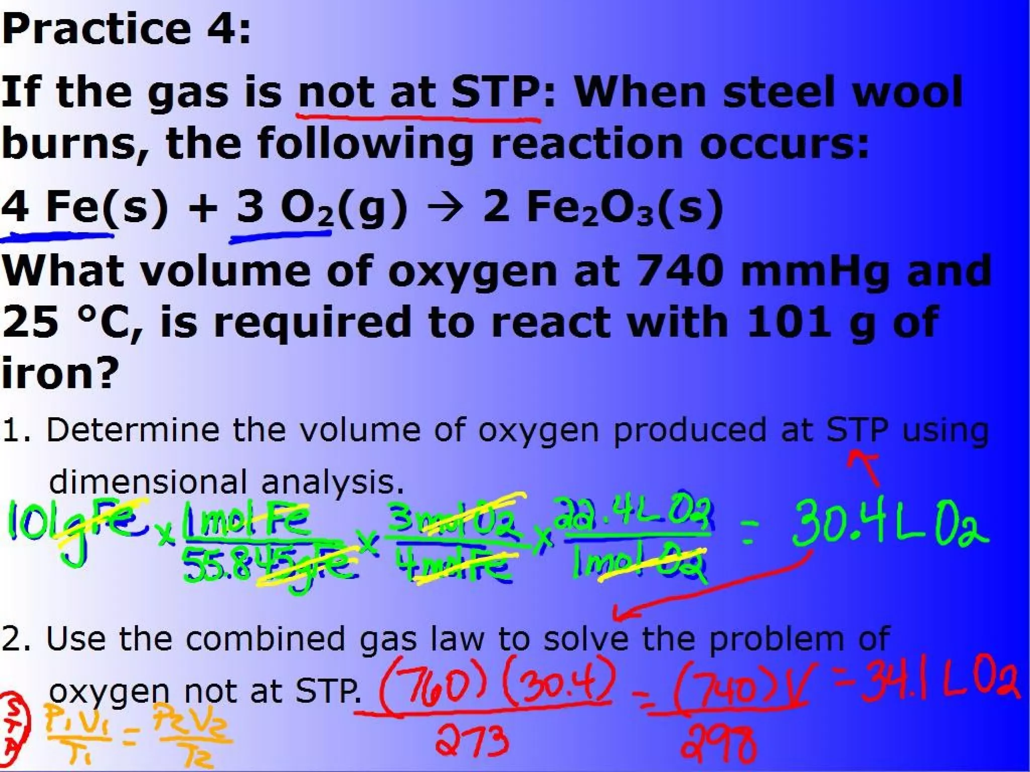 Gas Stoichiometry | PPT