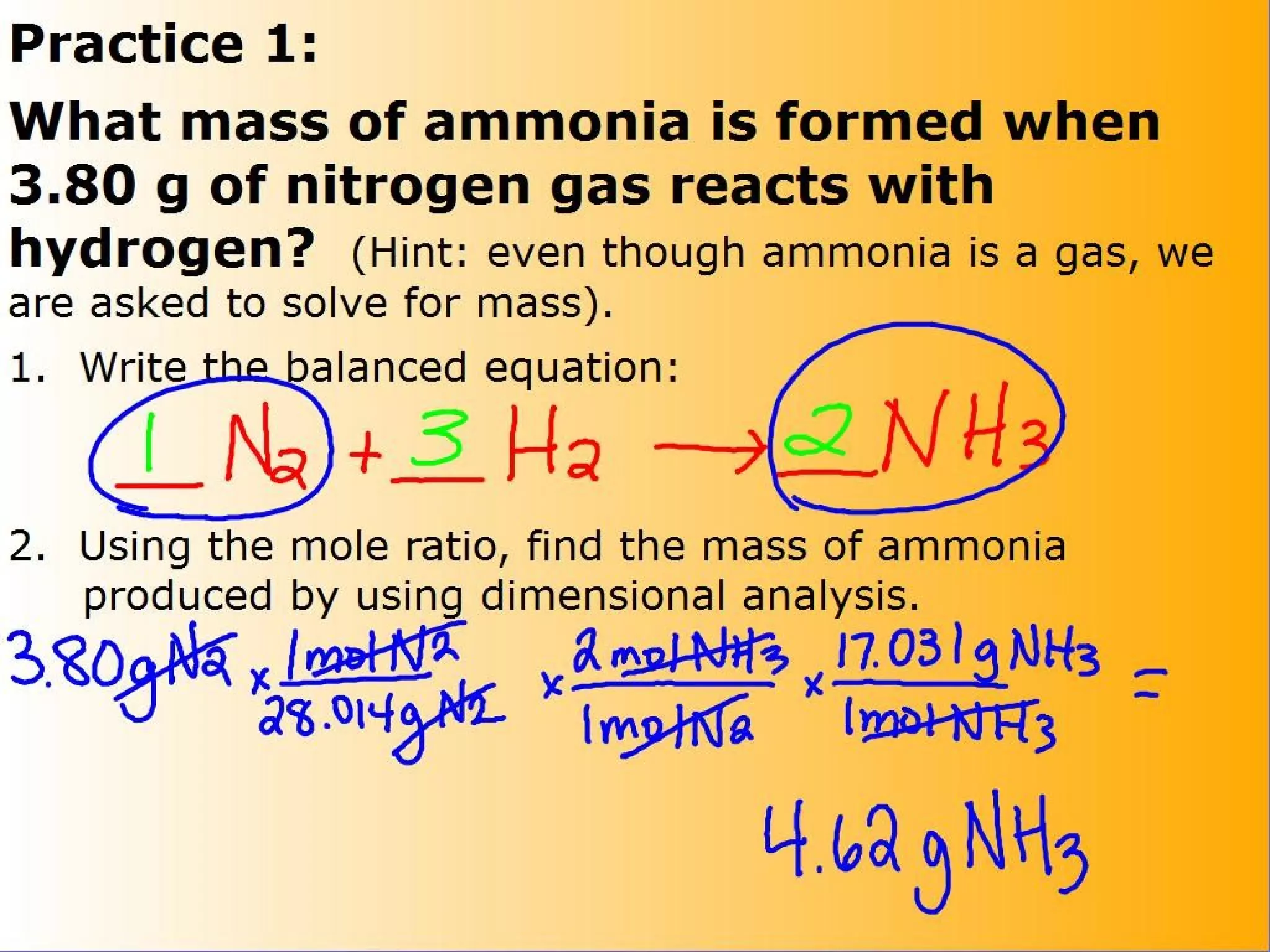 Gas Stoichiometry | PPT