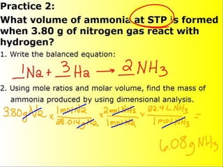 Gas Stoichiometry | PPT
