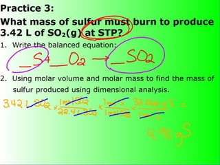 Gas Stoichiometry | PPT