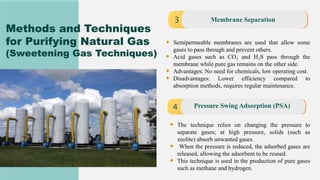 Presentation on Gas Sweetening Processes in Natural Gas Treatment | PPTX