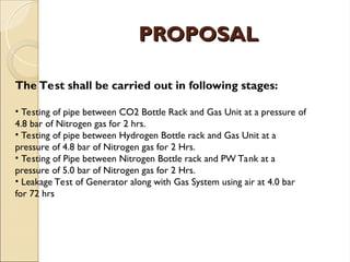 GENERATOR HYDROGEN GAS system commissioning.ppt